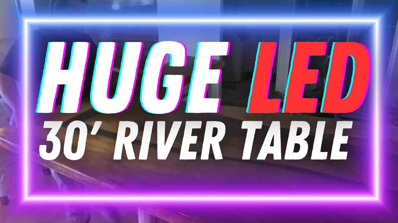 How to Make 30' LED River Table Epoxy Resin Bar – The Epoxy Resin Store