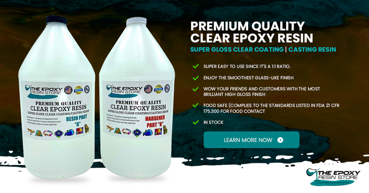 Review of Epoxy Resin Crystal Clear 2 Part Kit for Super Gloss Finish ...