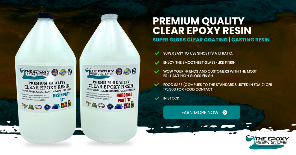 Review of Epoxy Resin Crystal Clear 2 Part Kit for Super Gloss Finish ...