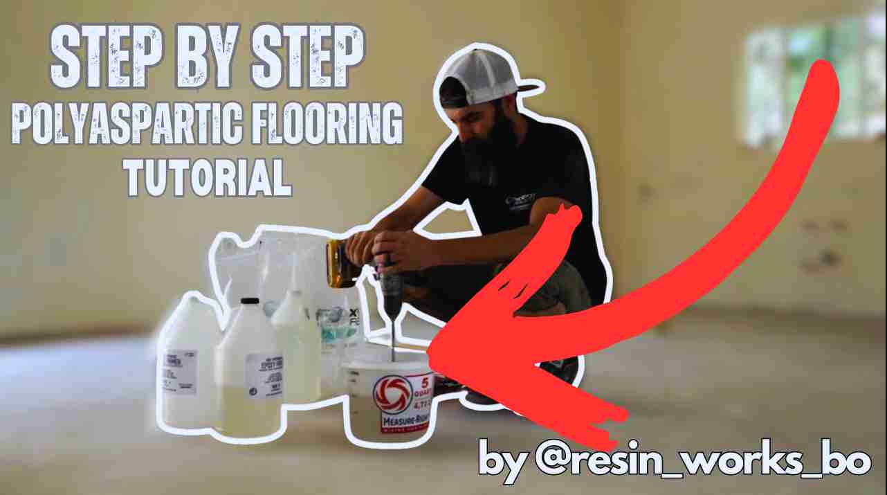 Simple Step by Step Polyaspartic Floor Coating - House or Garage Floor ...
