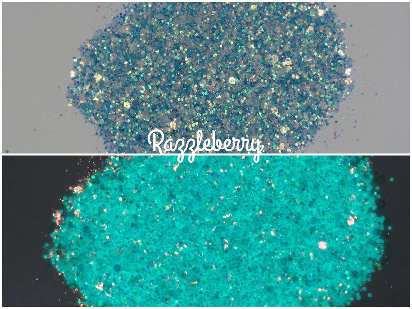 Razzleberry - Professional Grade Glow In The Dark Glitter – The Epoxy ...