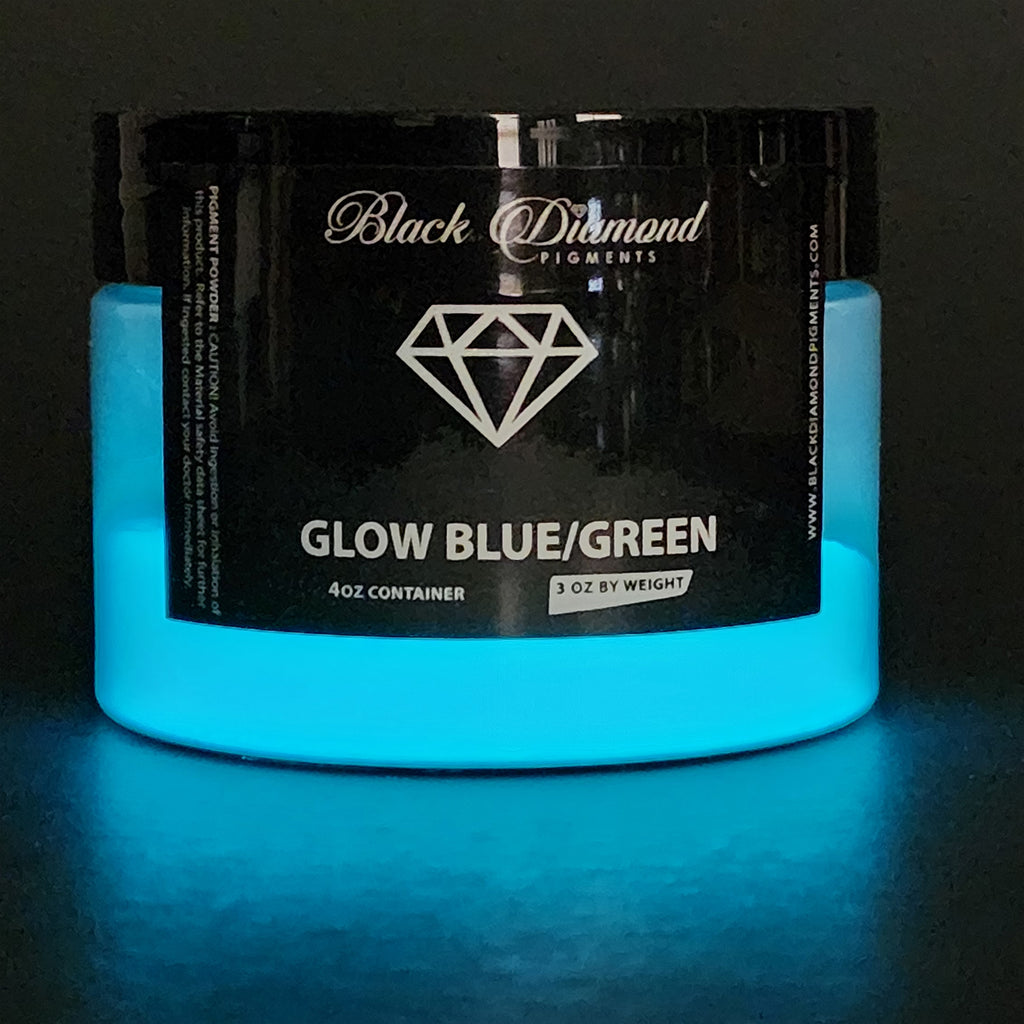 Glow Blue/Green - Professional grade glow powder pigment – The Epoxy ...