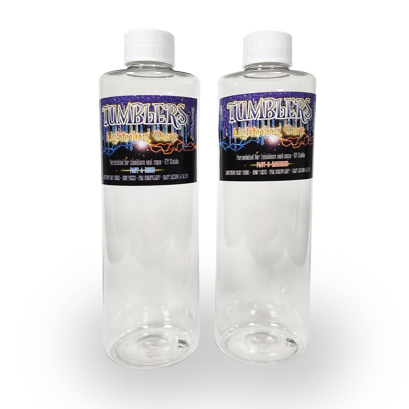 Tumblers Lightning Cure Coating Epoxy Resin Kit | Super Fast Cure – The ...