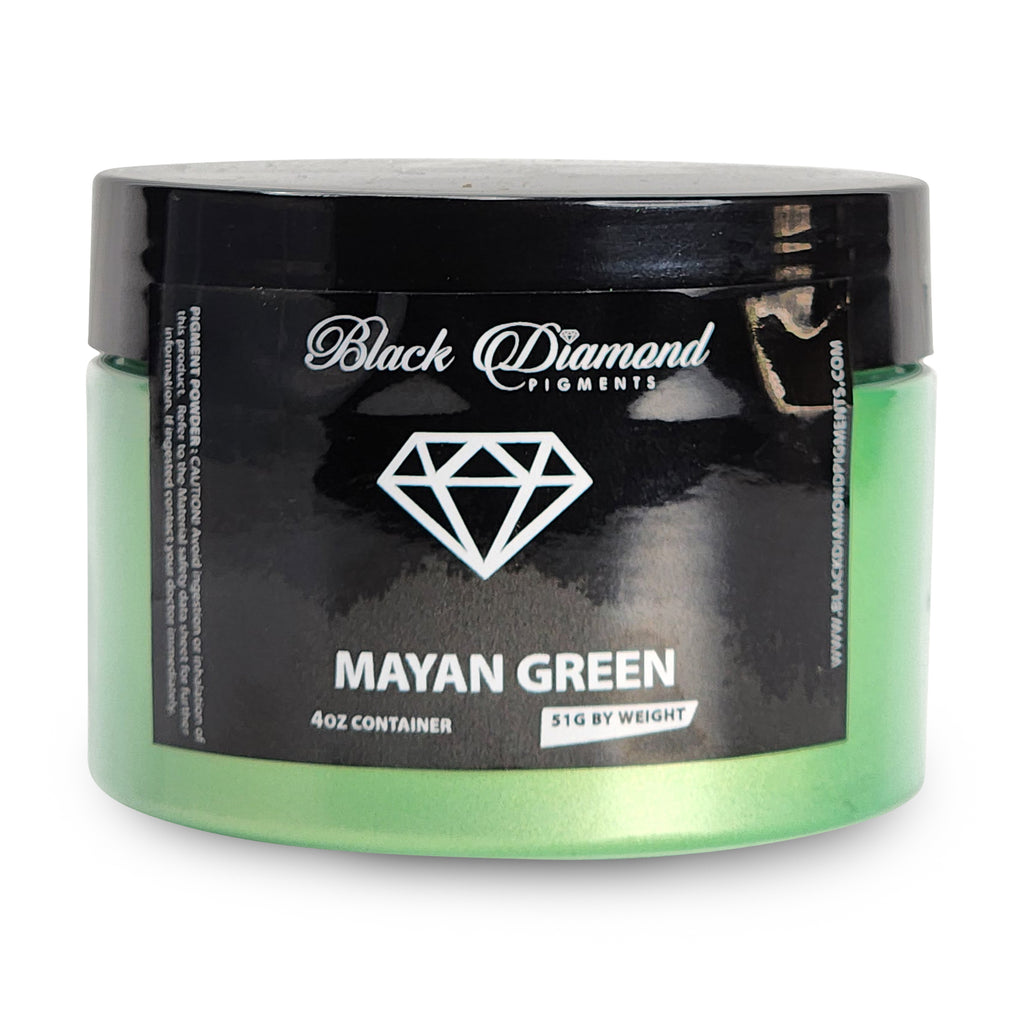 Mayan Green - Professional grade mica powder pigment – The Epoxy Resin ...