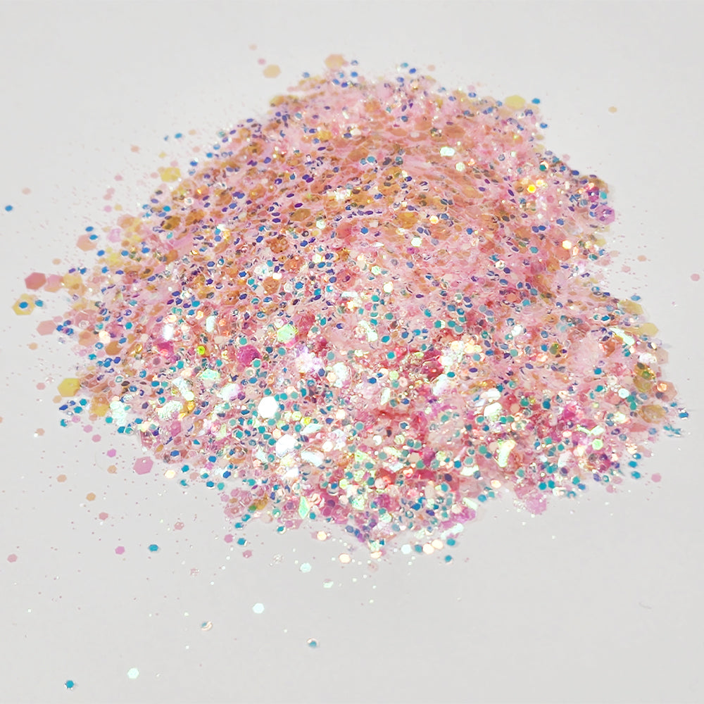 Peaches & Scream - Professional Grade Iridescent Glow Chunky Mix Glitt ...