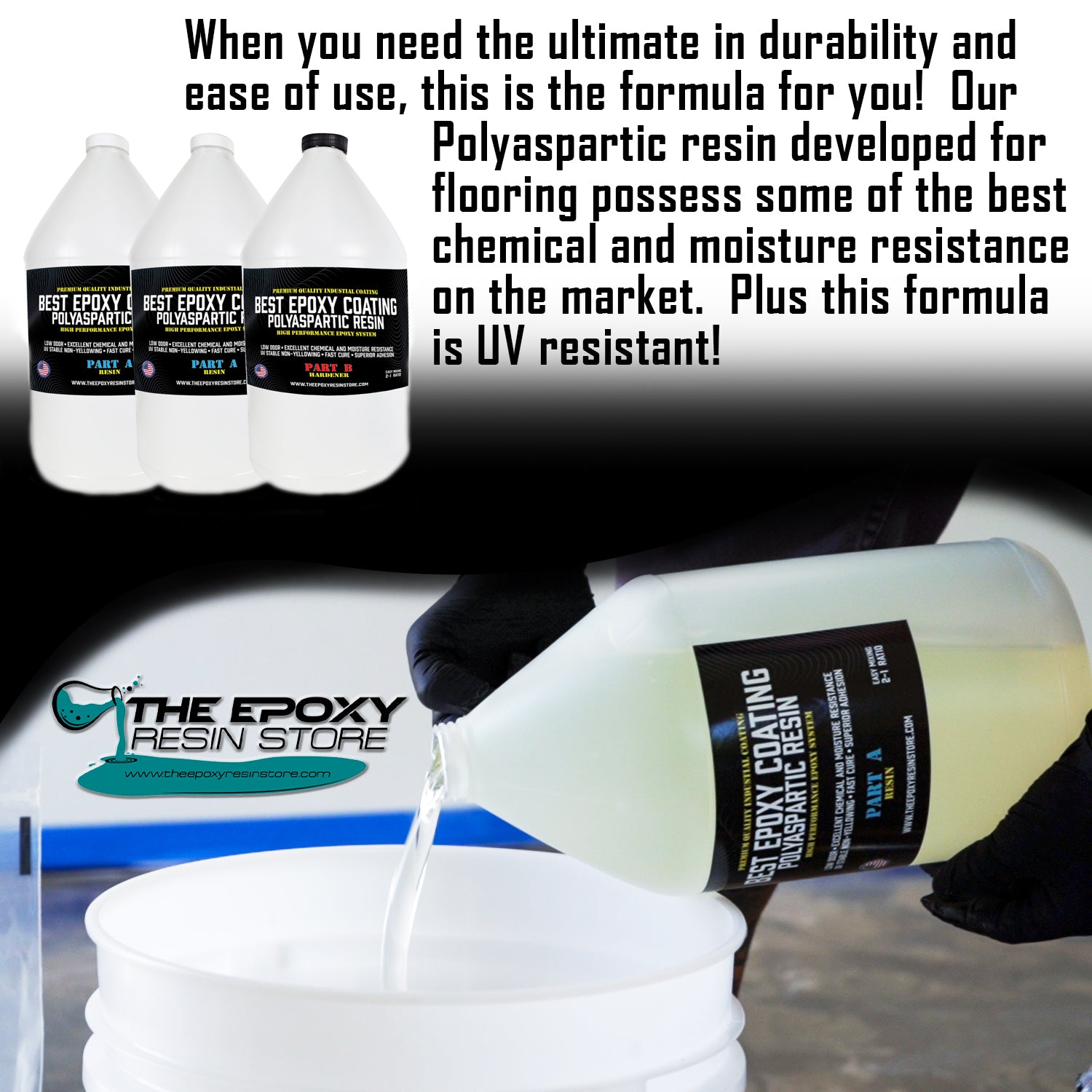 Polyaspartic Epoxy - 2 Part Floor Coating - High Performance – The ...
